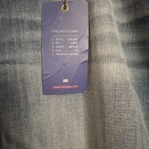 Vigoss | Pants & Jumpsuits | Nwt Vigoss The Chelsea Denim Capris 24 ...